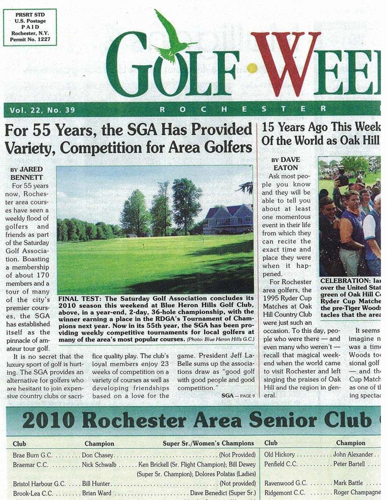 Golf Week - SGA Tour